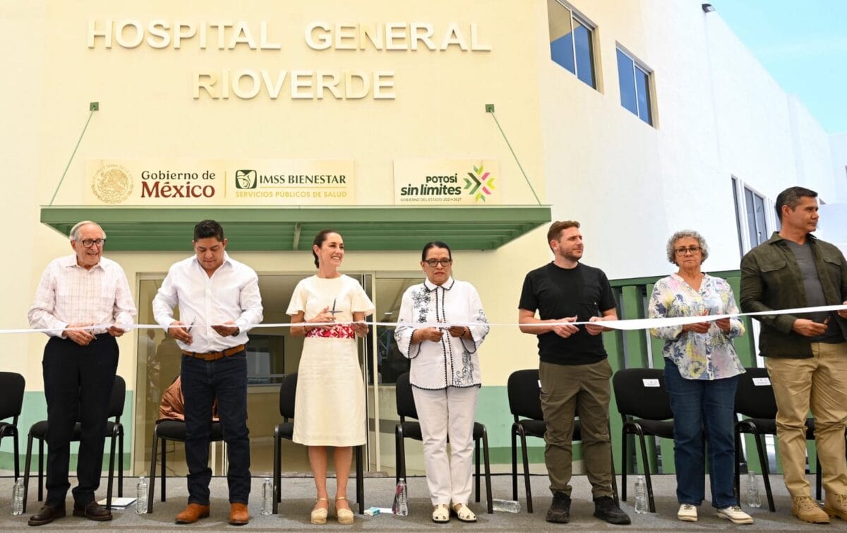 Sheinbaum inaugura Torre del IMSS-Bienestar en SLP